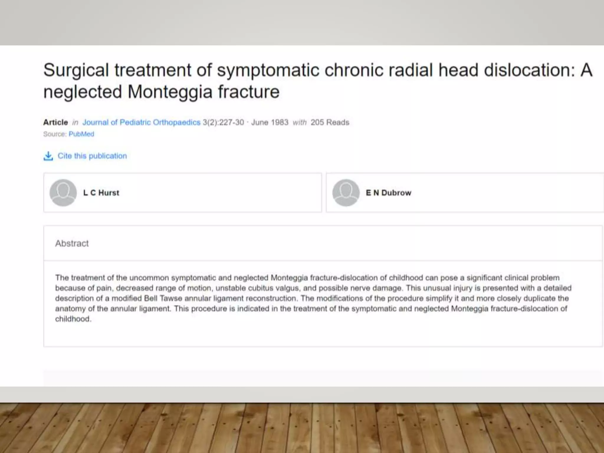 Monteggia fracture dislocation | PPTX