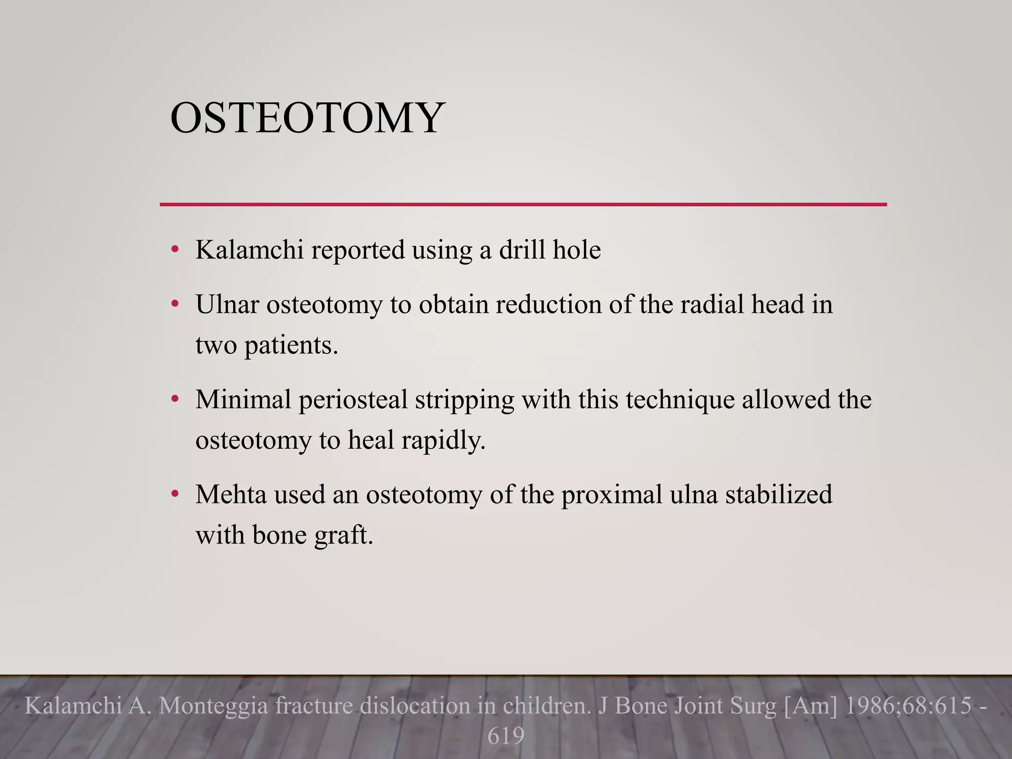 Monteggia fracture dislocation | PPTX