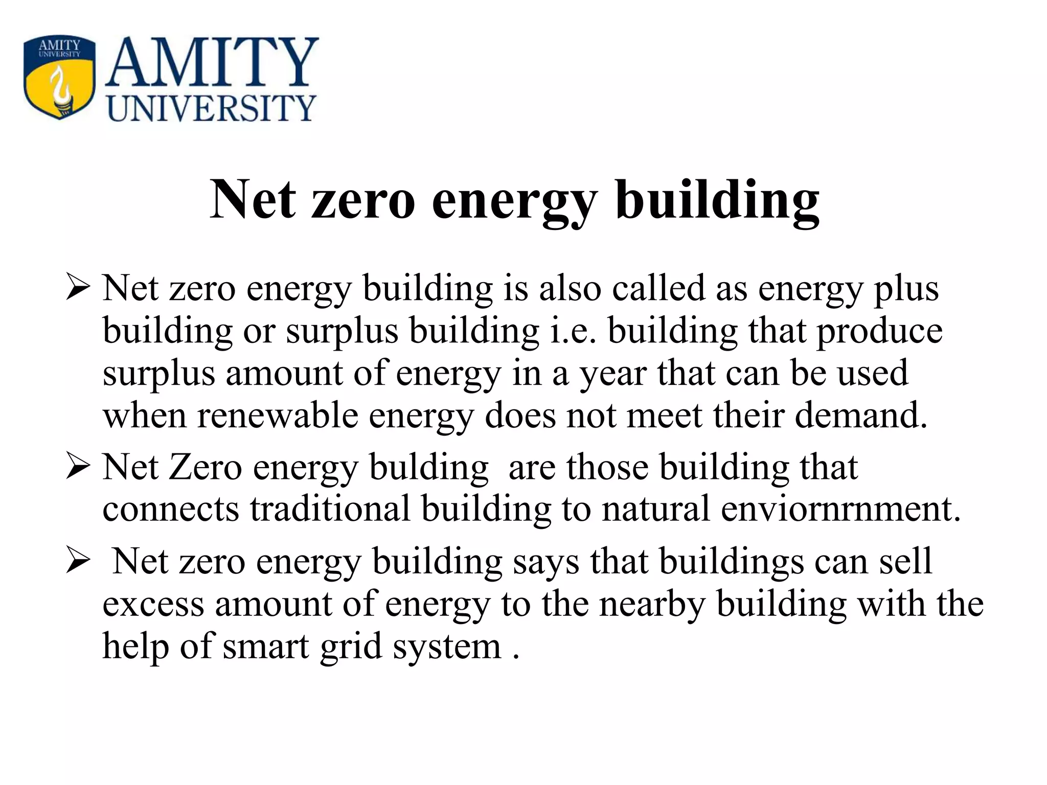 STUDY NET ZERO ENERGY BUILDING | PPTX