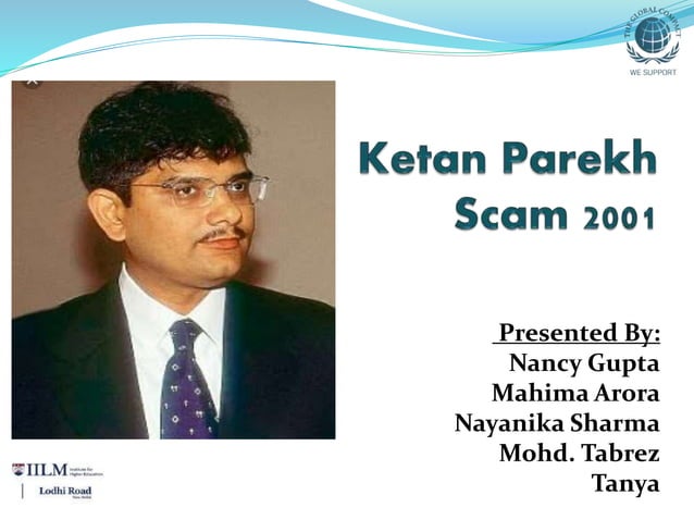 Ketan Parekh Scam | PPTX