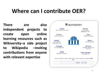 Open Educational resources | PPT