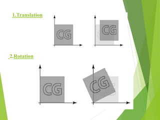 seminar on 2D transformation | PPTX