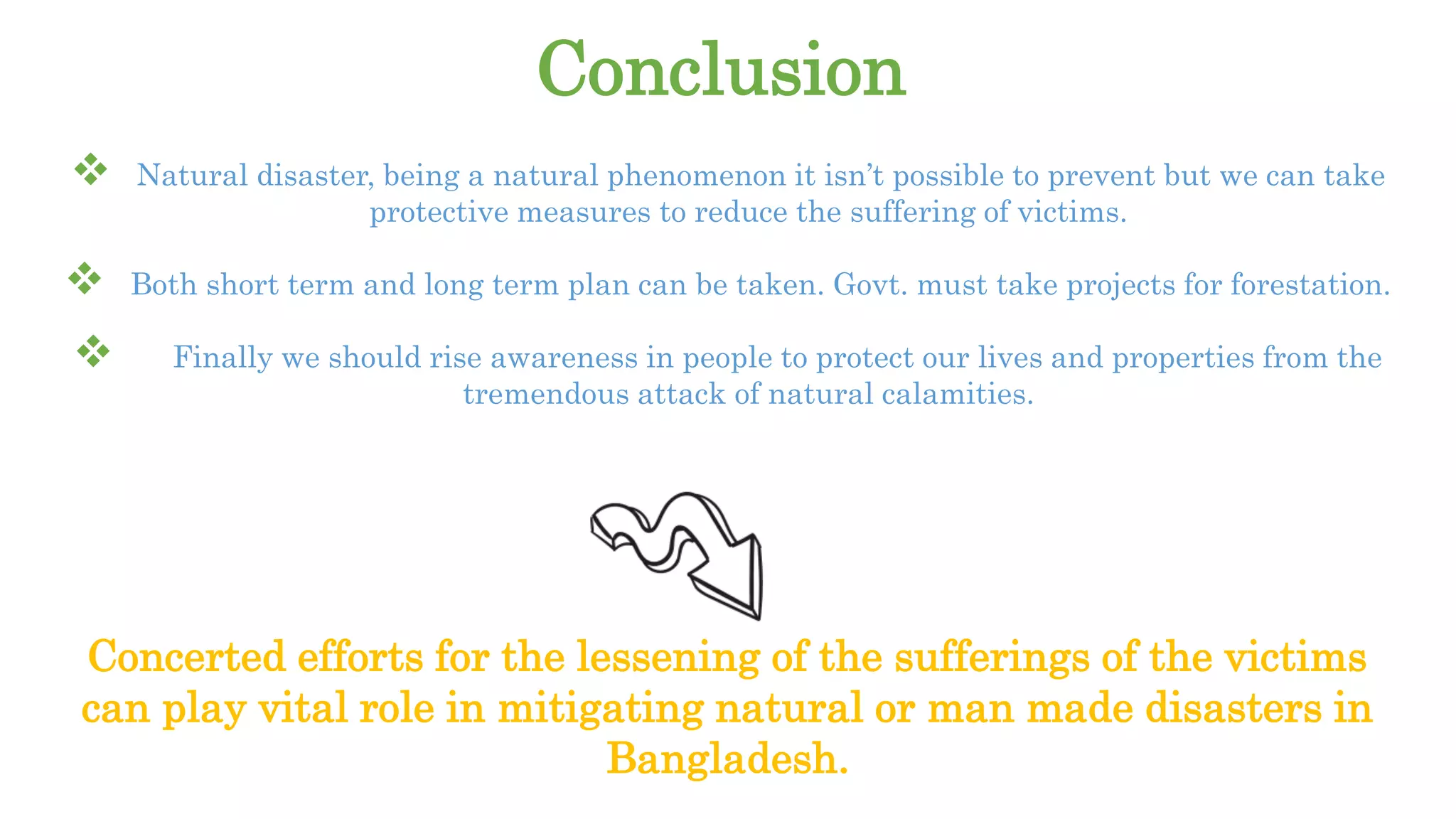 Major of Disasters in Bangladesh | PPTX