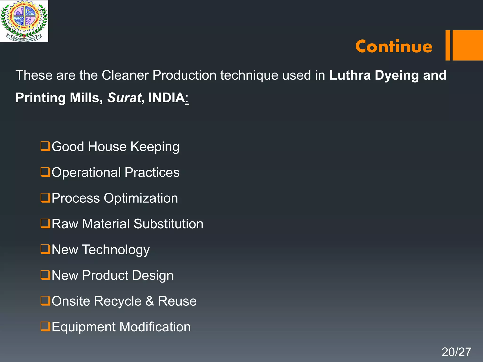 cleaner production | PPTX