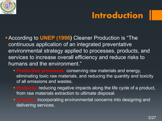 cleaner production | PPTX