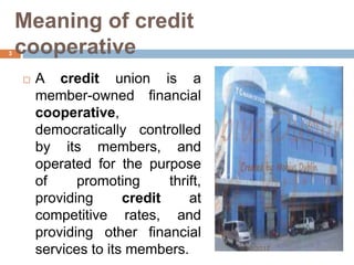 credit co operative | PPTX