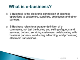 Final ppt of e business | PPTX