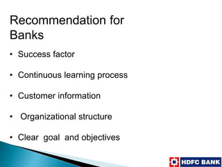 CRM Process Management In HDFC | PPTX