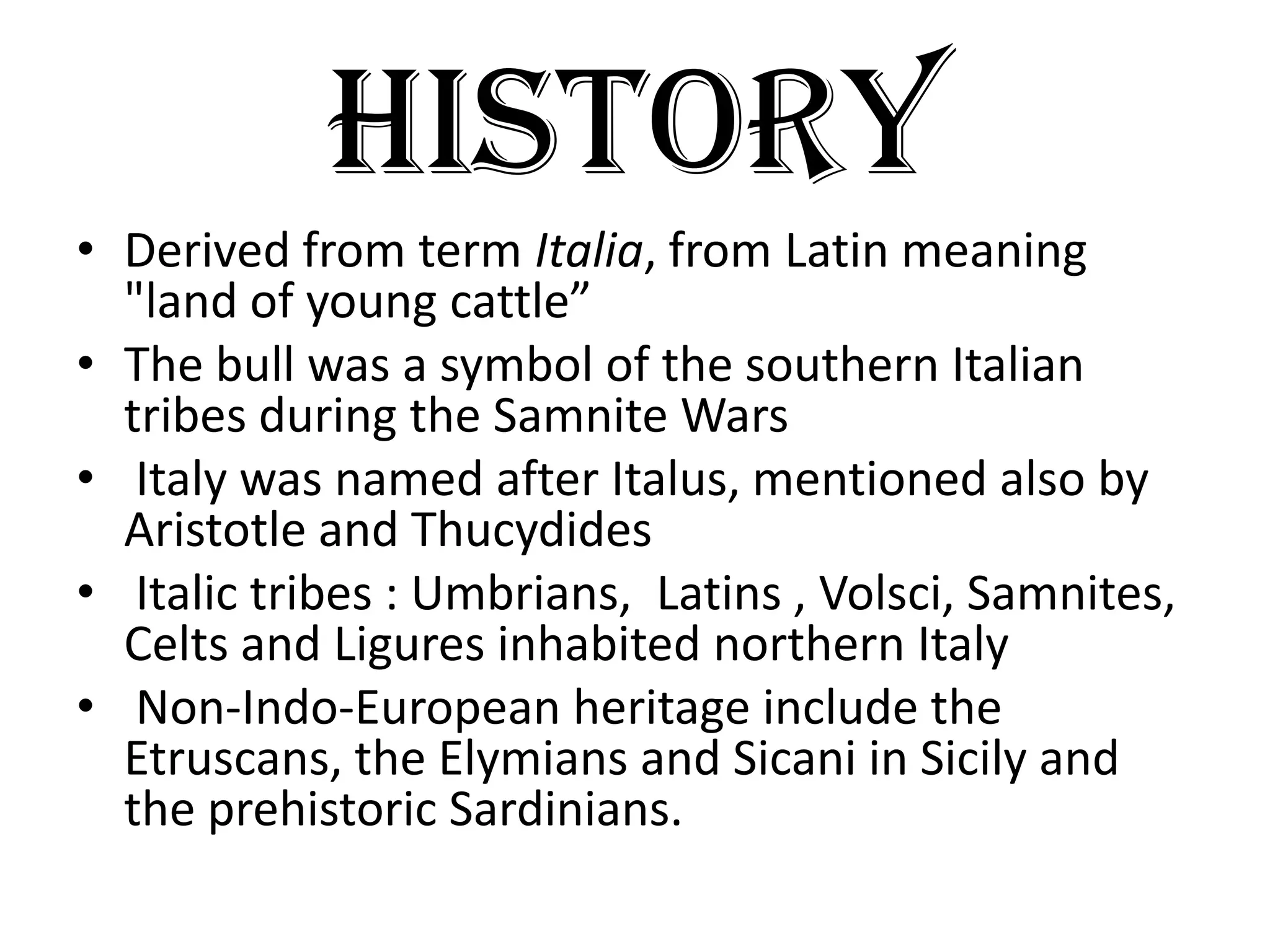 Final ppt of italy | PPTX