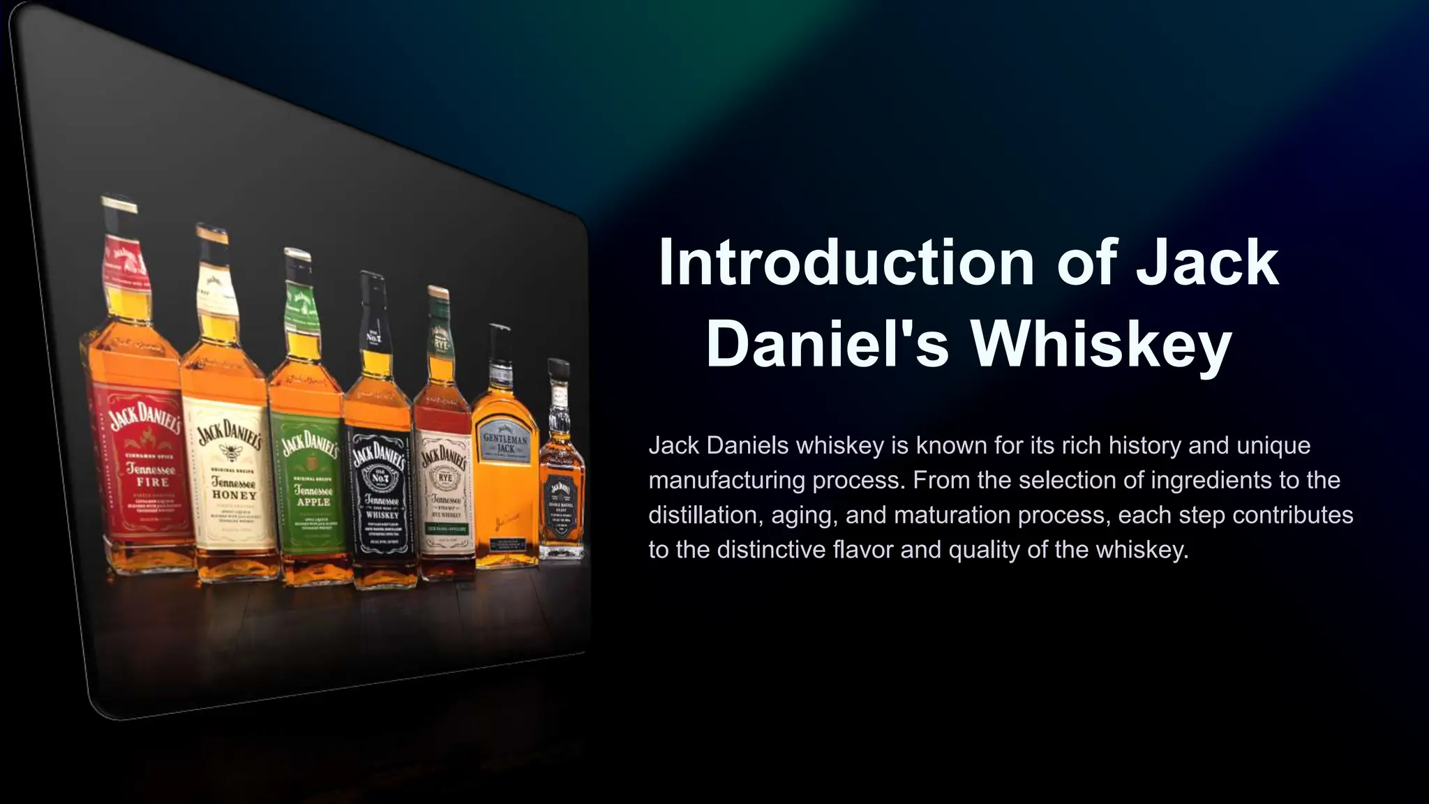 Manufacturing Process Of jack daniel's Whiskey | PPTX