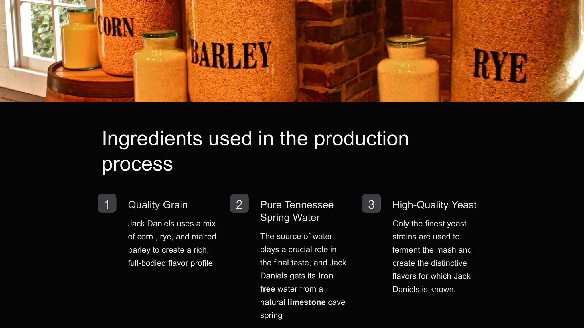 Manufacturing Process Of jack daniel's Whiskey | PPTX