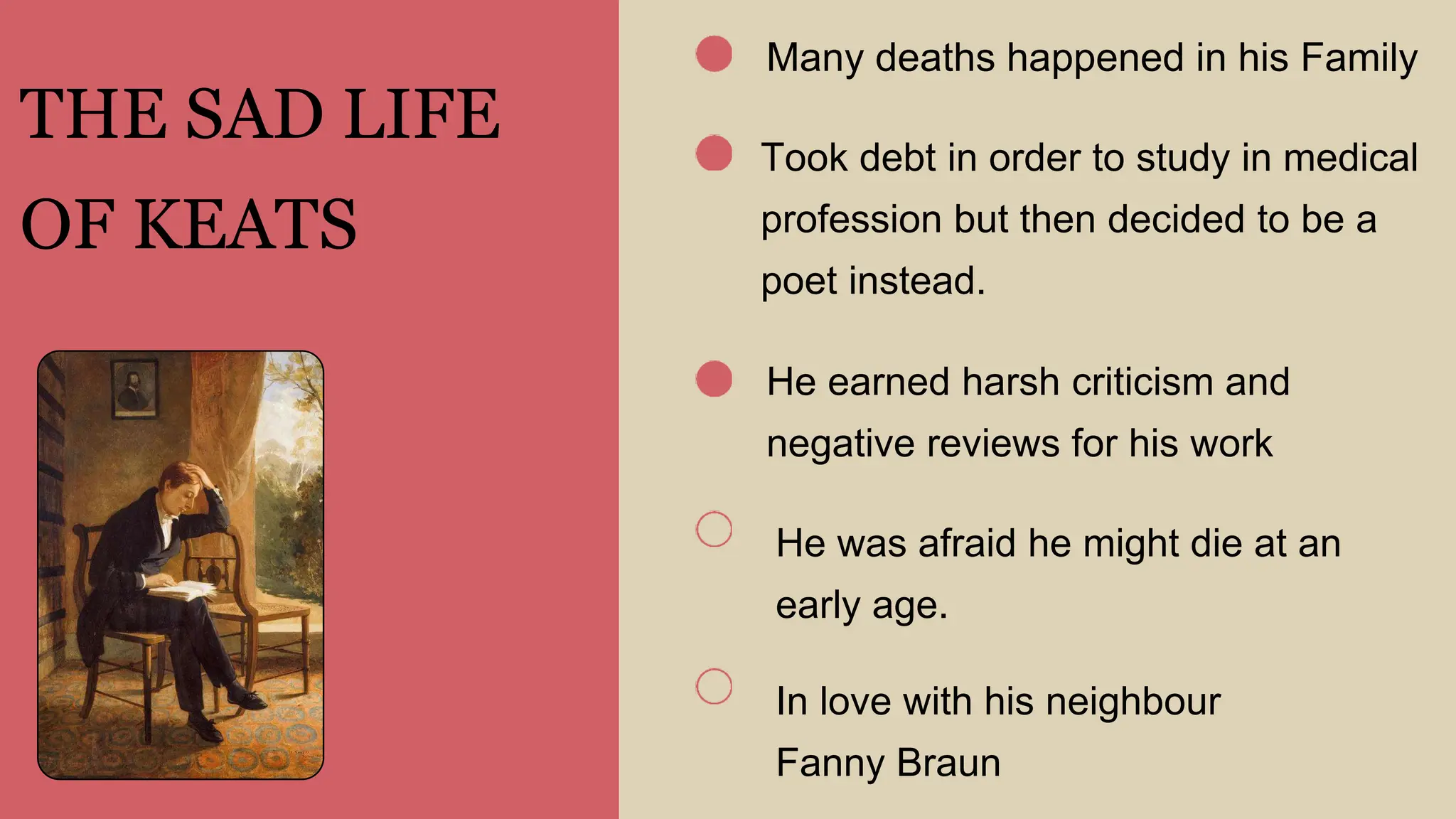 Introduction of John Keats (Life & Works of John Keats) | PPT