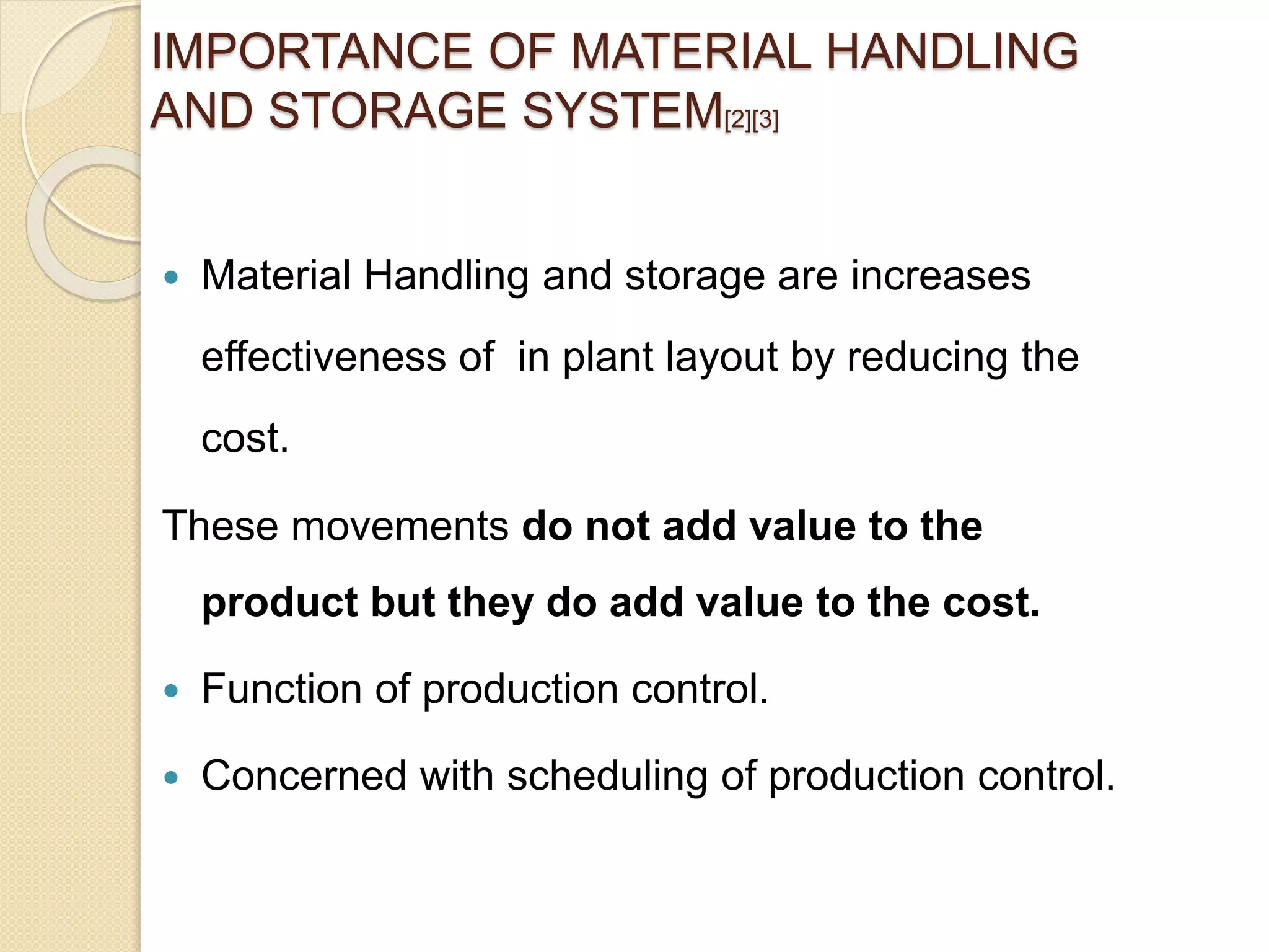 material handling use, storage and disposal | PPTX