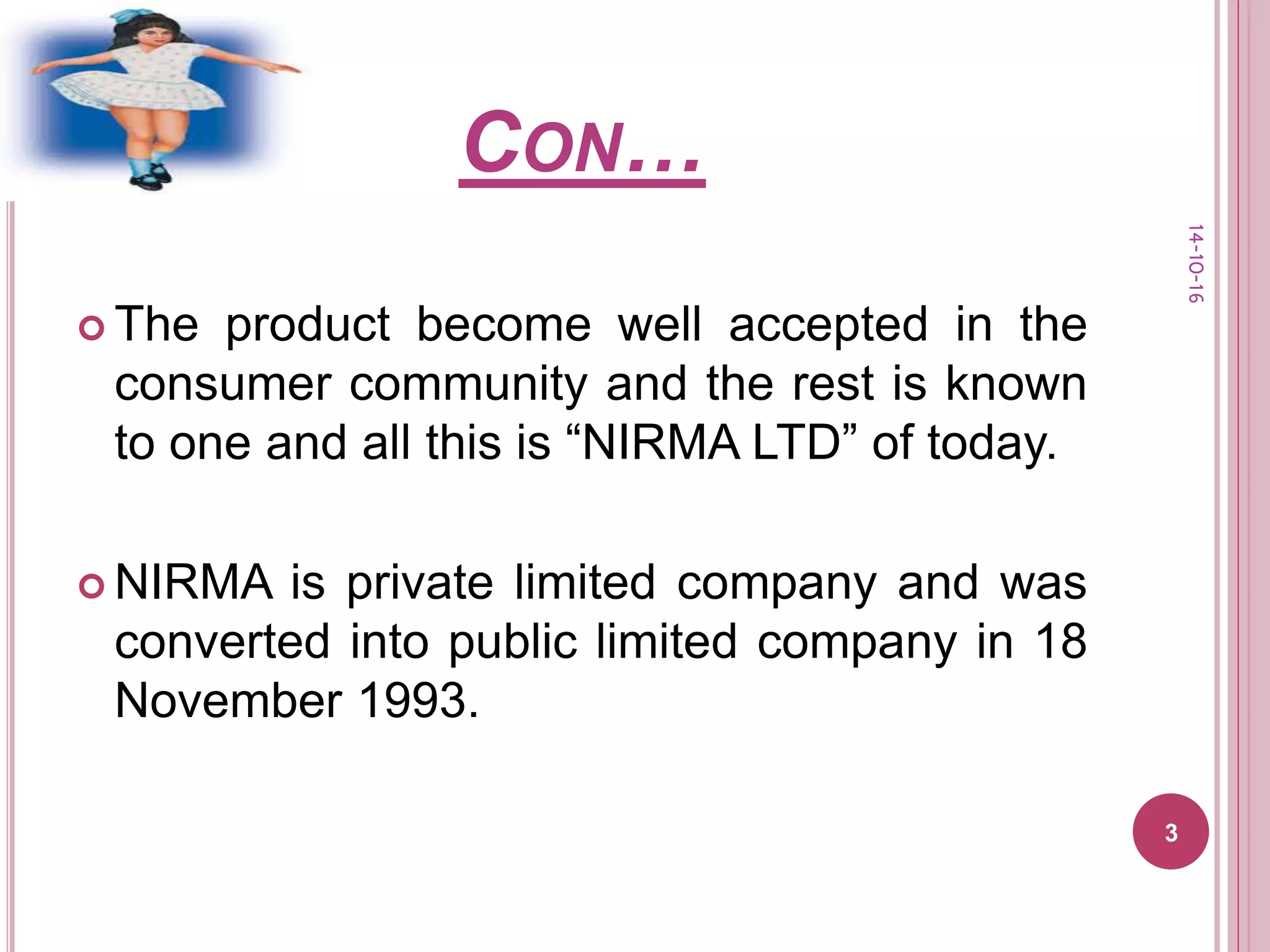 Final ppt of nirma | PPTX