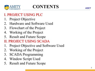plc and scada presentation | PPTX