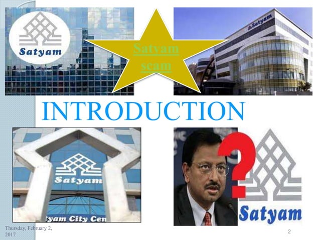 satyam scam | PPTX