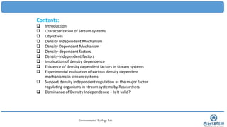 Final ppt of stream ecology 1 | PPTX