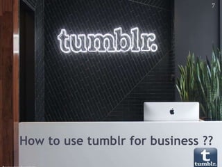 Tumblr | PPT