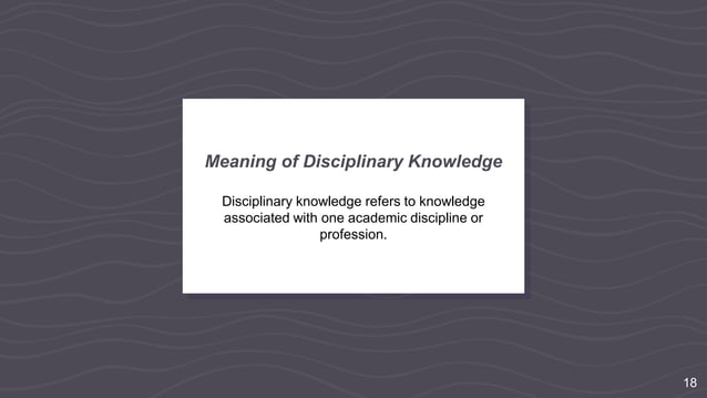 Understanding Disciplines | PPTX | Education