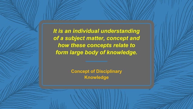 Understanding Disciplines | PPTX | Education