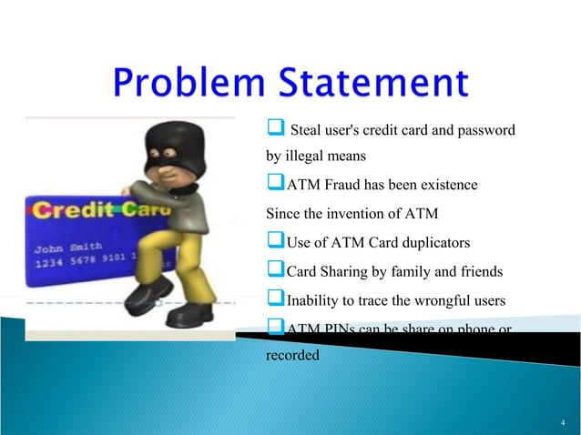 ATM Security by using Fingerprint Recognition And GSM | PPT
