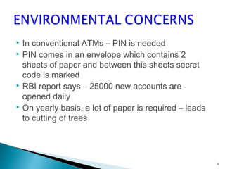 ATM Security by using Fingerprint Recognition And GSM | PPT