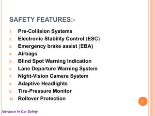Final ppt on car safety | PPTX