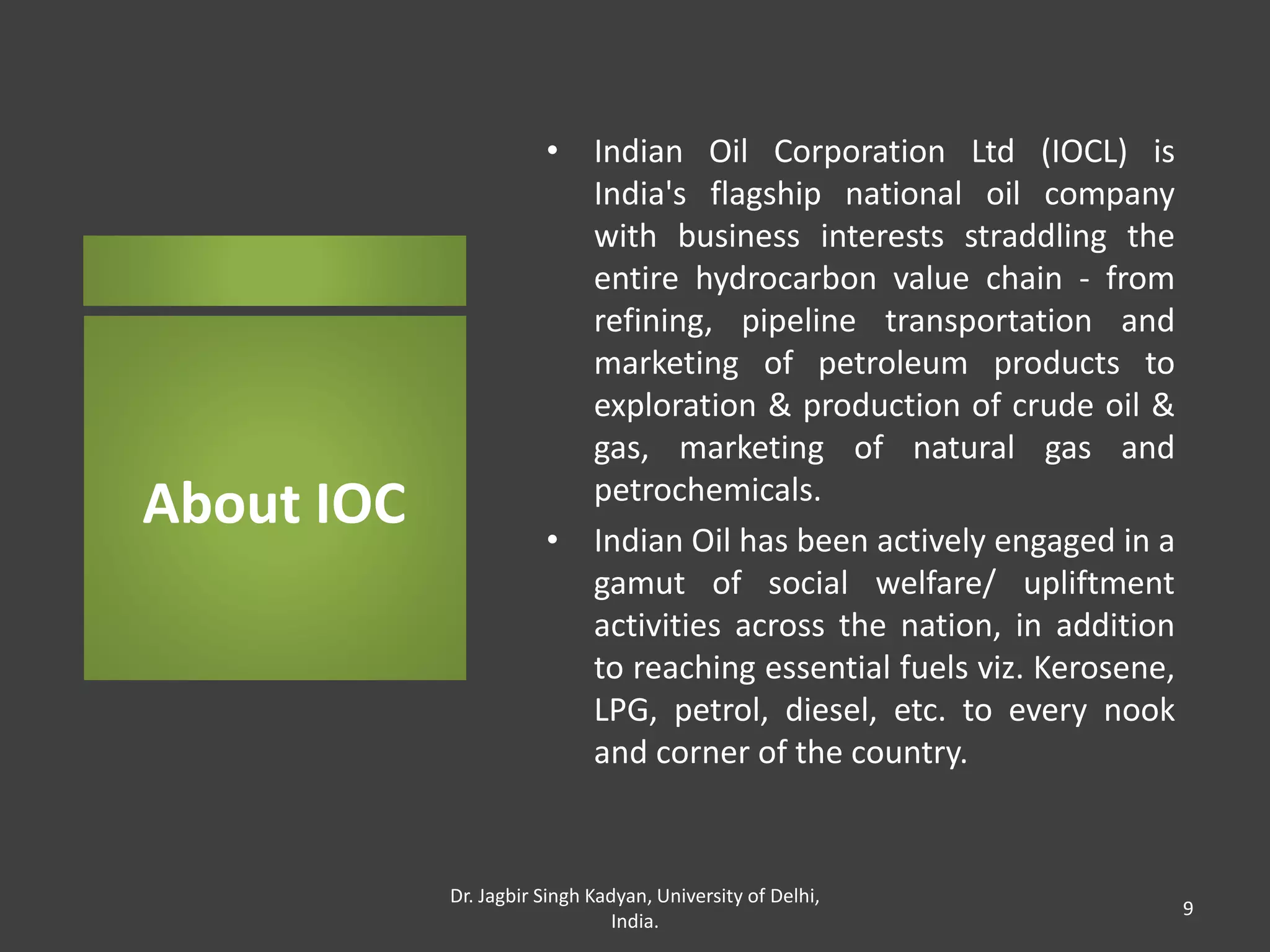 Review of CSR - Corporate Social Responsibility Initiatives by top PSU ...