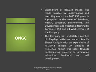 Review of CSR - Corporate Social Responsibility Initiatives by top PSU ...