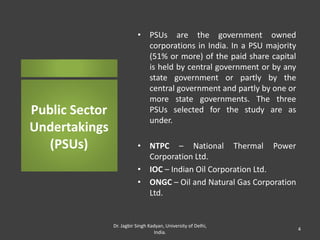 Review of CSR - Corporate Social Responsibility Initiatives by top PSU ...