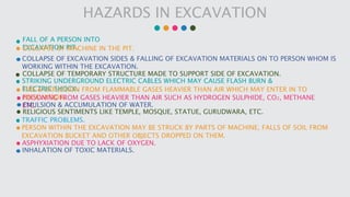 PPT ON EXCAVATION ACCORDING TO SAFETY WORK | PPT