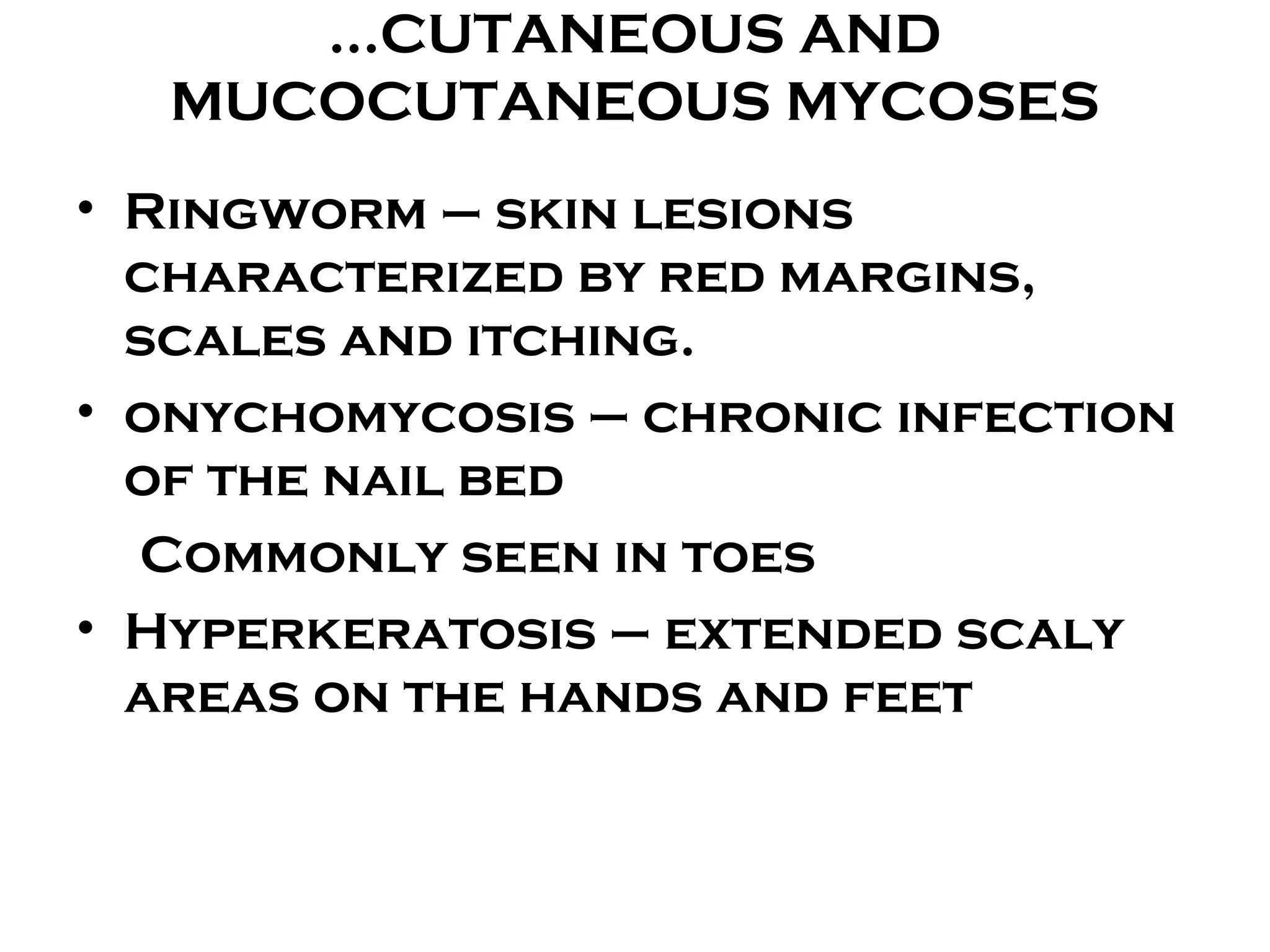 Final ppt on fungal diseases | PPT