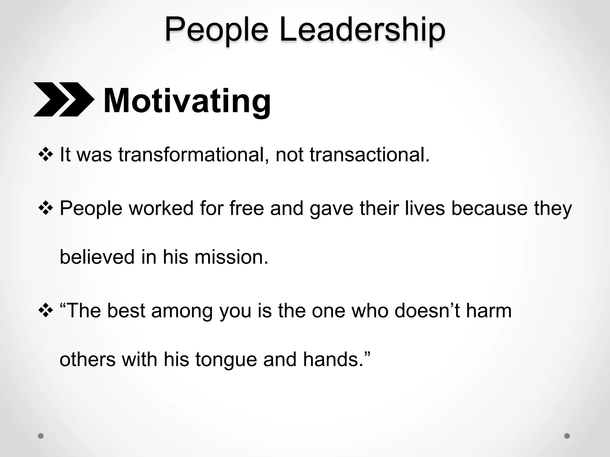leadership skills of prophet Muhammad (SAW) | PPTX