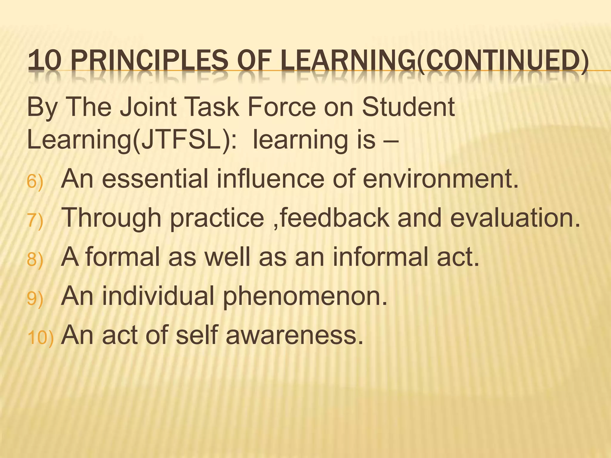 learning in nursing education | PPTX