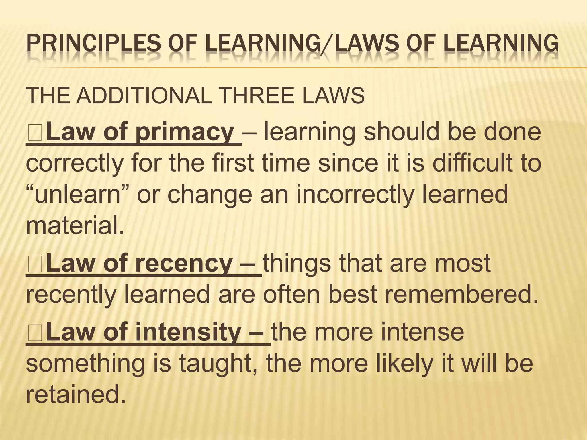 learning in nursing education | PPTX