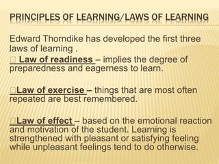 learning in nursing education | PPTX