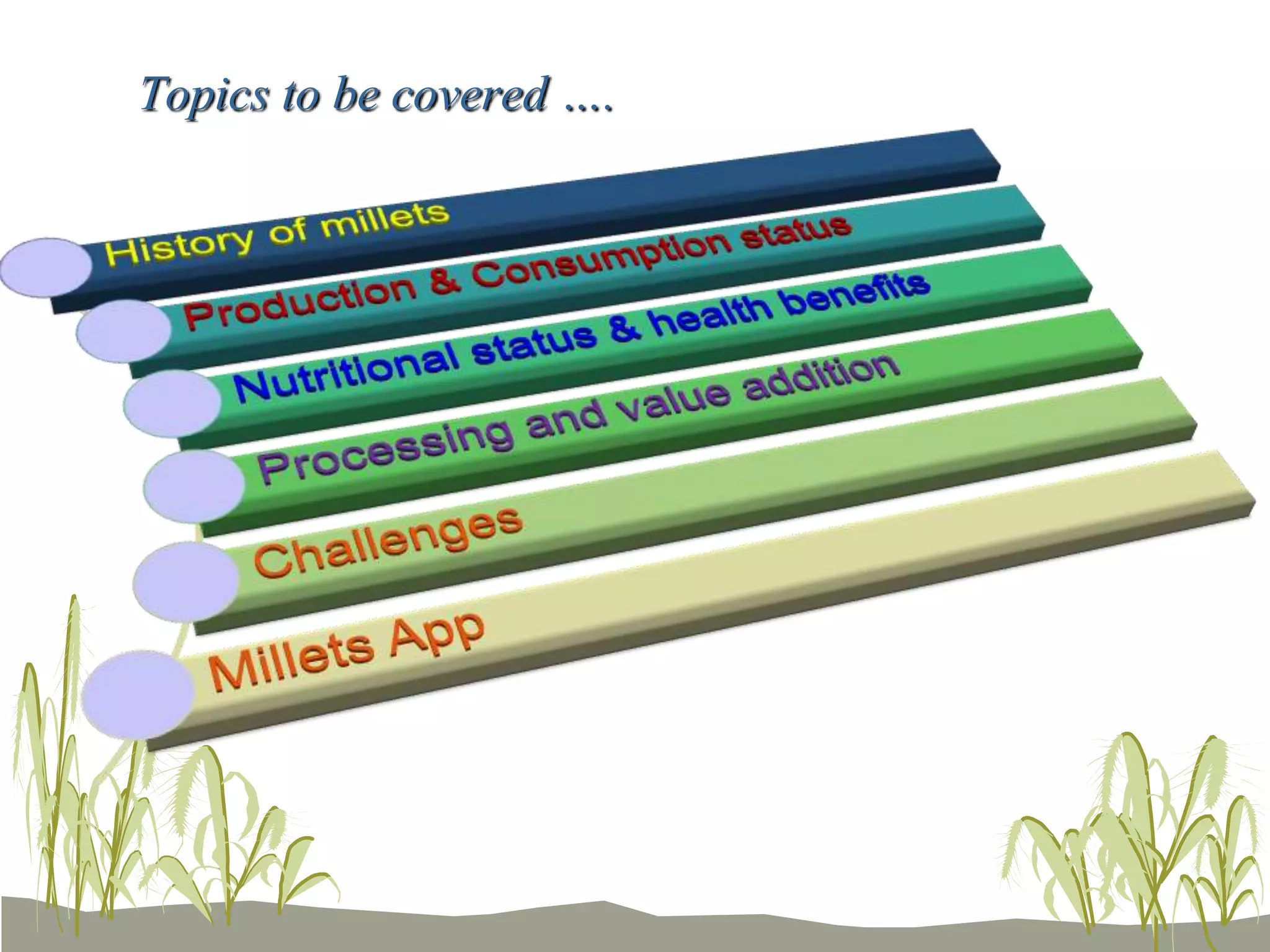 Status, Scope and challenges in Millet processing | PPTX