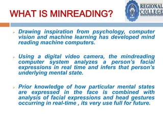 PPT on mind reading computer | PPT