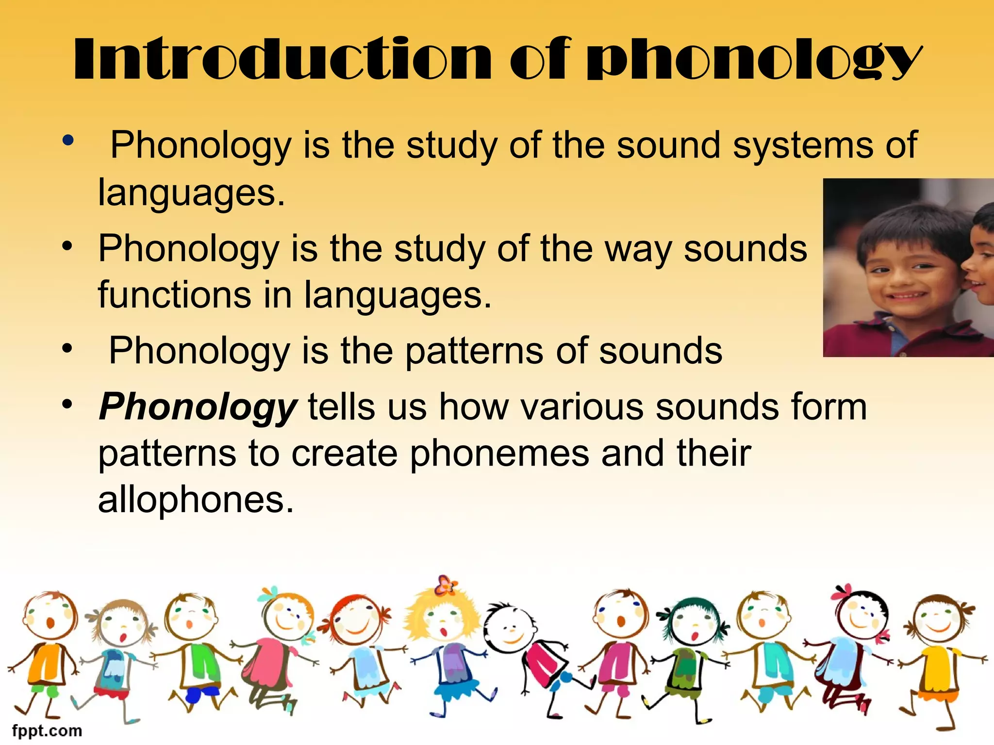 ppt on phonology | PPT