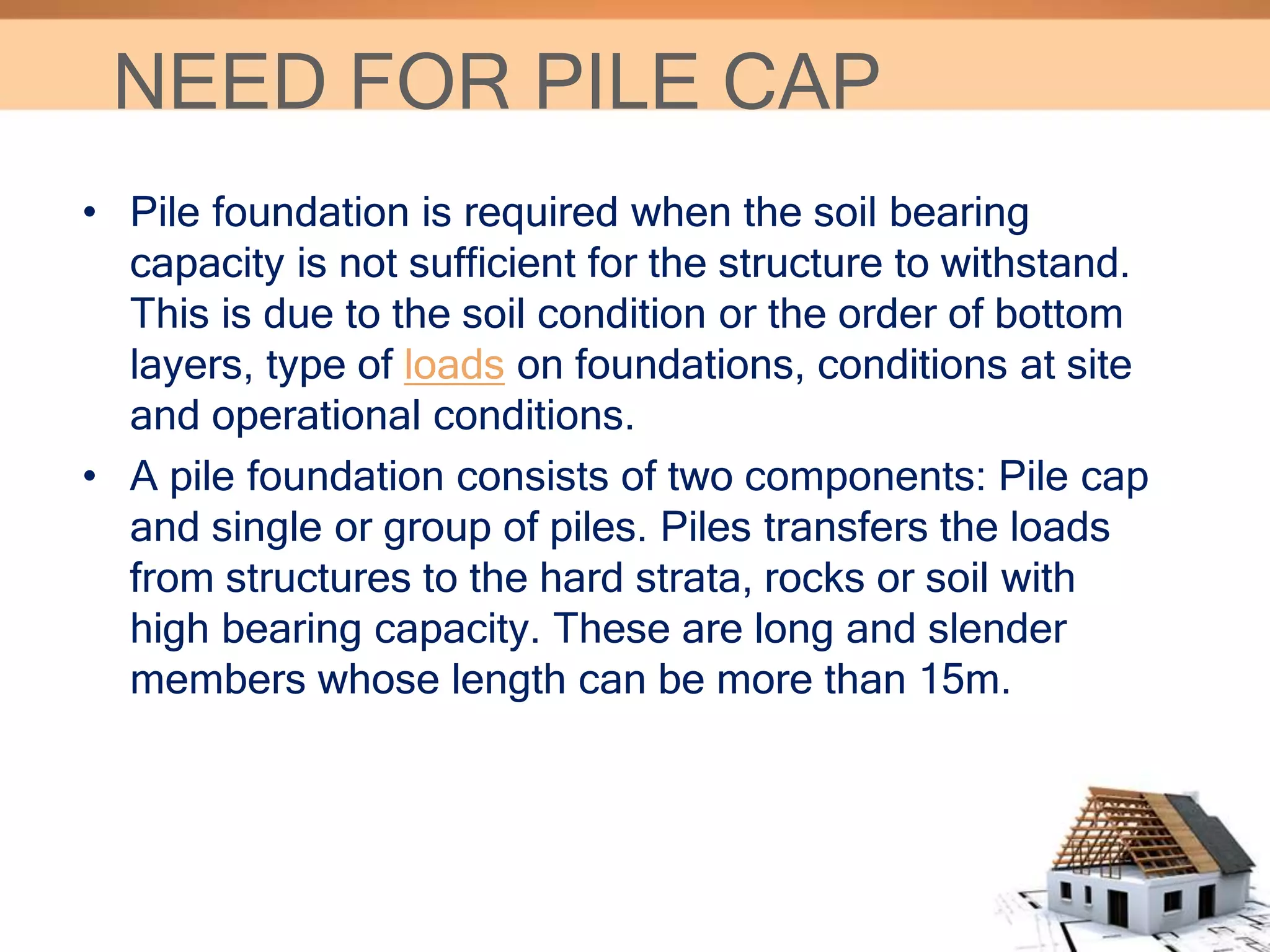 Design of pile cap | PPTX