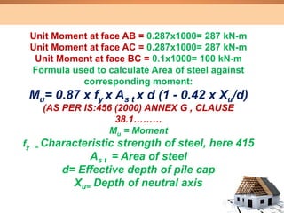 Design of pile cap | PPTX