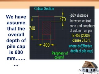 Design of pile cap | PPTX