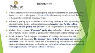 Reliance fresh loyalty | PPTX