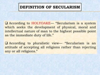 secularism | PPT