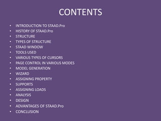 Final ppt on staad pro | PPTX