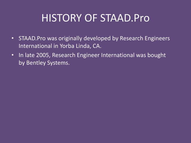 Final ppt on staad pro | PPTX