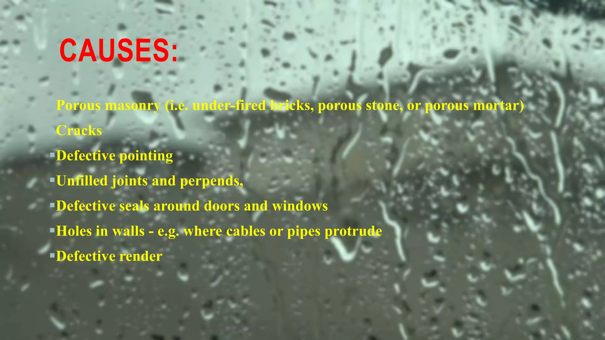 Paints over damp surface | PPT