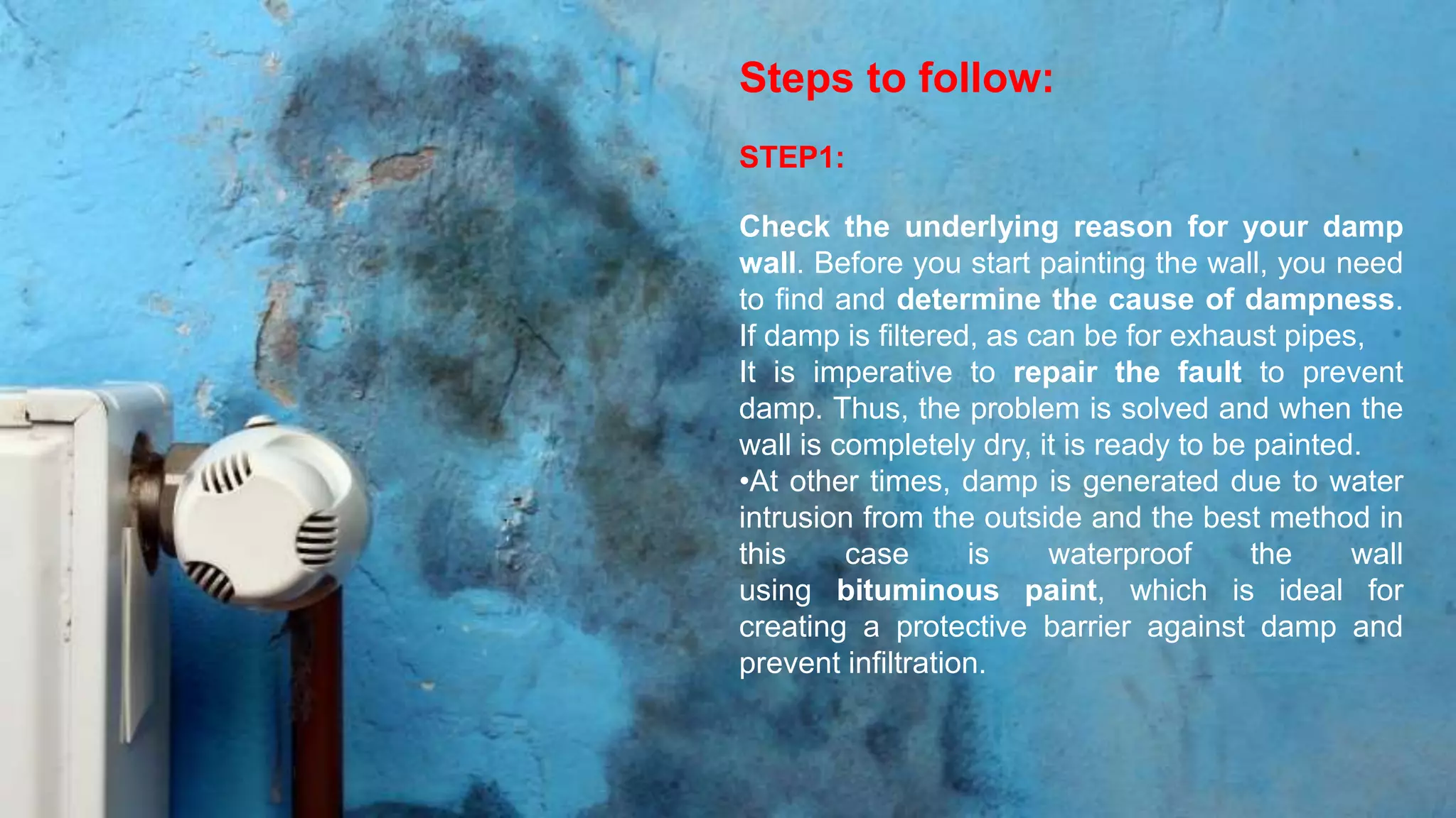 Paints over damp surface | PPT