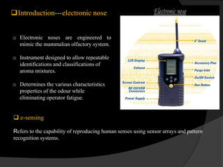 electronic nose | PPT