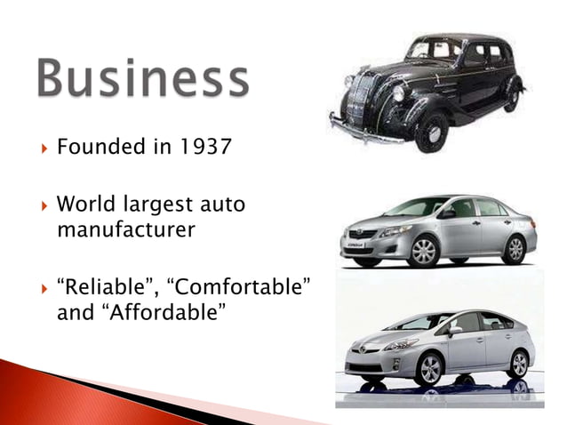 ADV420 Final Presentation: Toyota | PPT ADV420 Final Presentation: Toyota | PPT
